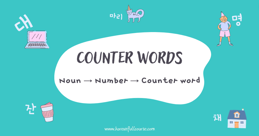Counter words in Korean